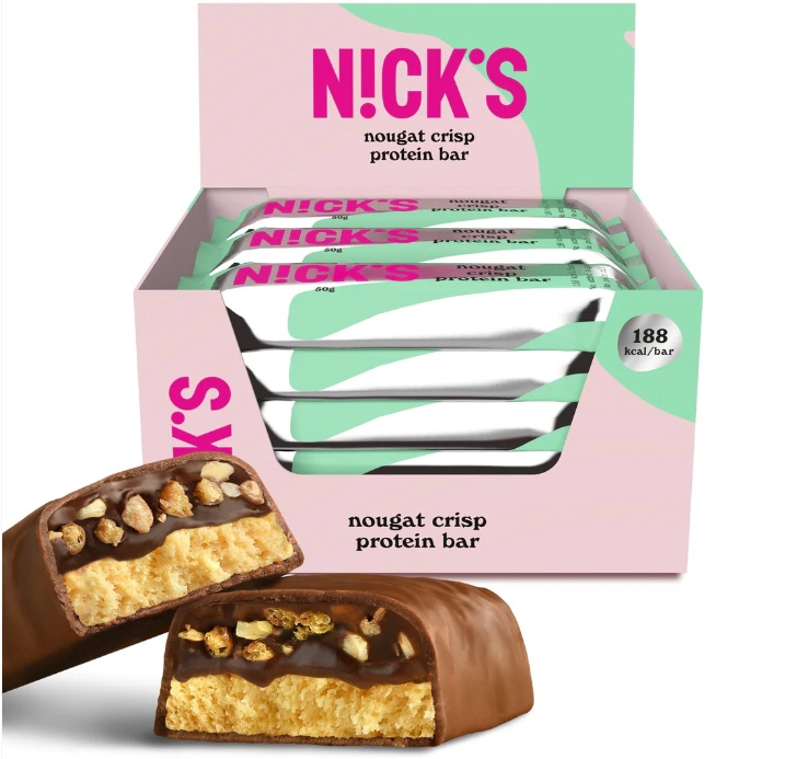 Parim enne 25.08.2024!! Proteiinibatoon, nougat crisp, 50g - Levax